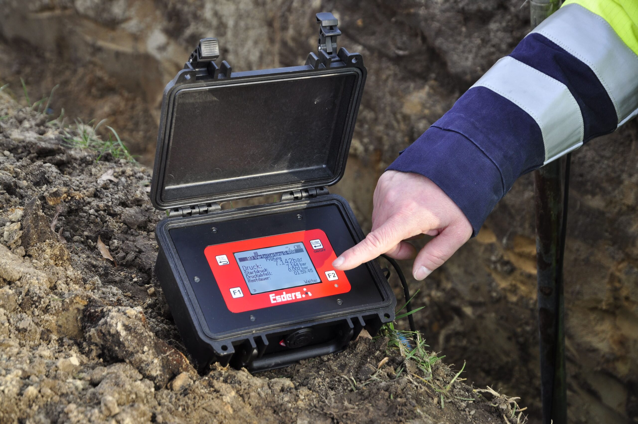 Pruebas de presión guiadas e inteligentes con smart memo - Esders GmbH